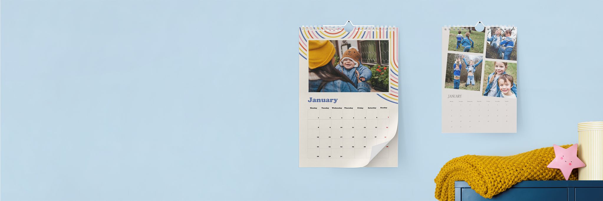 Double A4 Calendar 2025 » A4 Personalised Photo Calendar