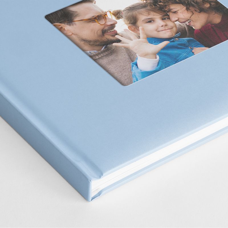 Photo Book with Square Window Cover | 28x21 cm
