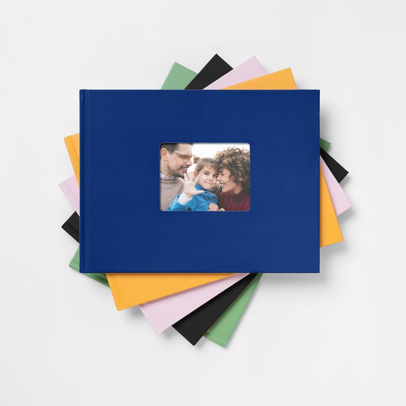 Photo Book with Square Window Cover | 28x21 cm
